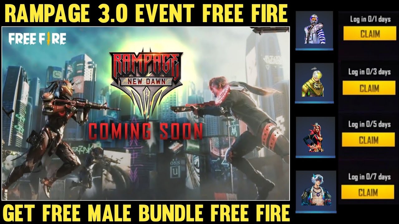 BIGGEST EVENT!!RAMPAGE EVENT FREE FIRE - YouTube