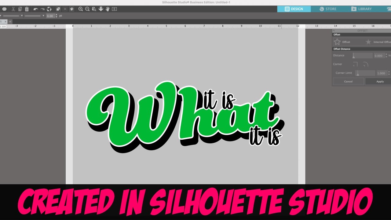 Creating Intricate Text In Silhouette Studio - YouTube