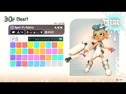 Side Order Agent 4's Palette Full Clear - YouTube