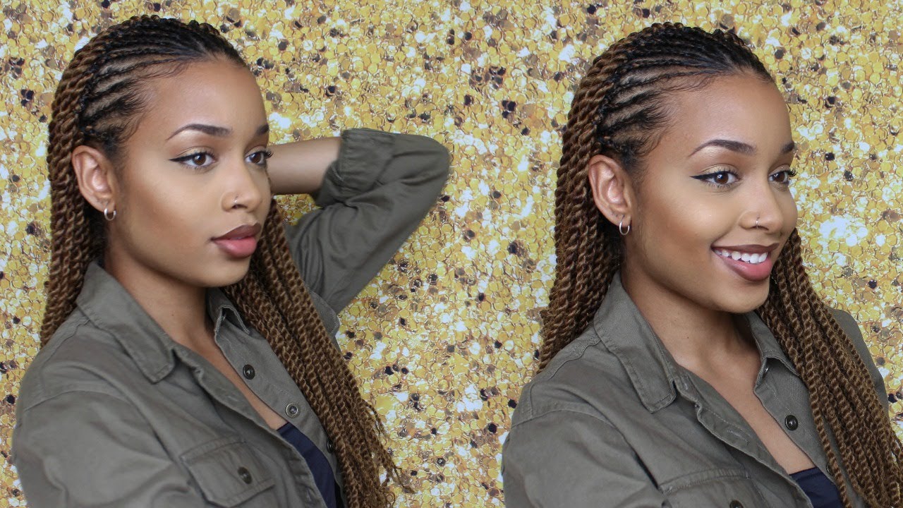 Easy Protective Style DIY Small Marley Twists | Ft. EverButter - YouTube