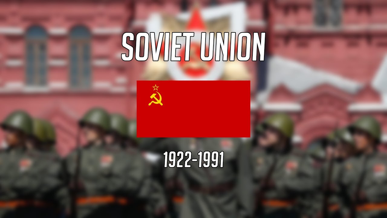 Soviet Union Flag Animation - YouTube