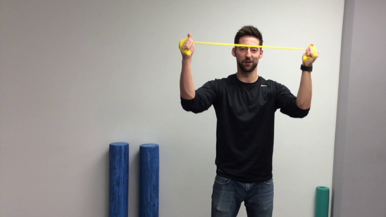 #78 - Shoulder Rotation and Elevation with Elastic Resistance Band ...