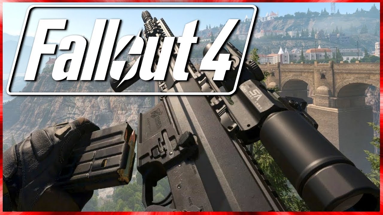 MW2 SR25 Rifle Mod | Fallout 4 Mods ᴴᴰ - YouTube