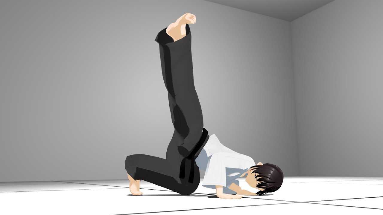 Taido(躰道) Animation【Blender】 - YouTube