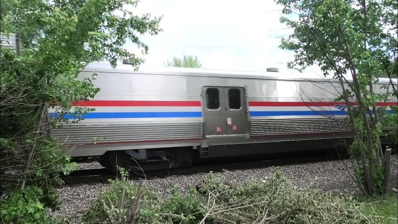 Amtrak 71 West in Wyanet, IL 6/6/21 - YouTube