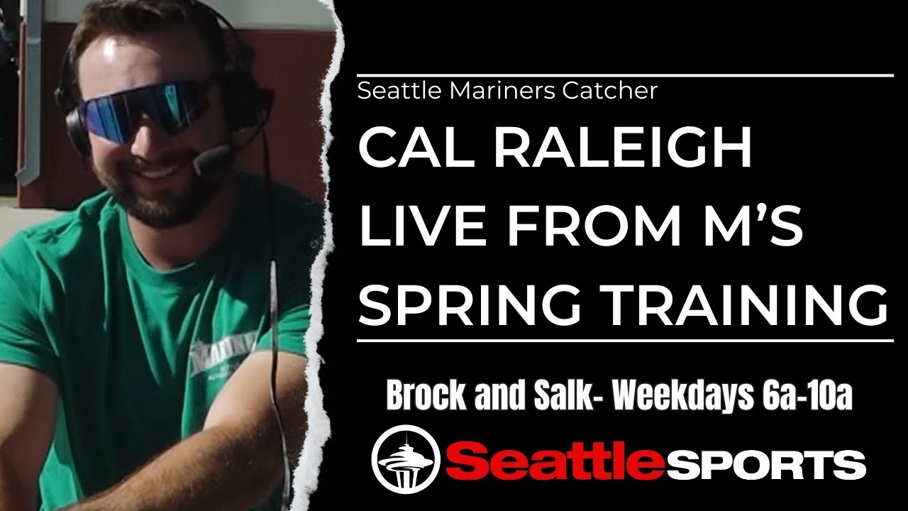 Seattle Mariners C Cal Raleigh LIVE from M's Spring Training on MLB ...