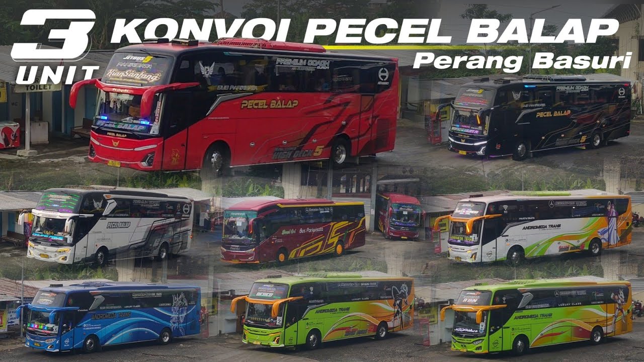 [PECEL BALAP] PERANG BASURI KONVOI 3 UNIT ARTISNYA PECEL BALAP - YouTube