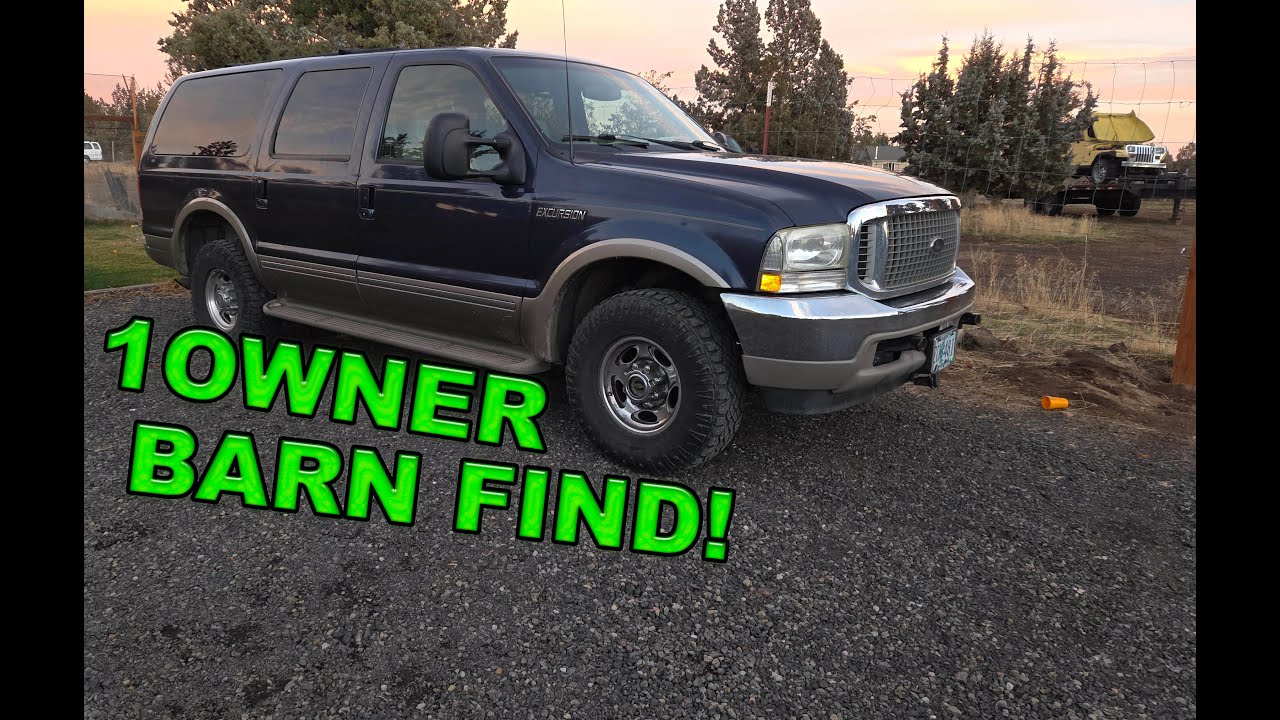 2002 FORD 7.3 POWERSTROKE EXCURSION ONE OWNER !!!!! - YouTube