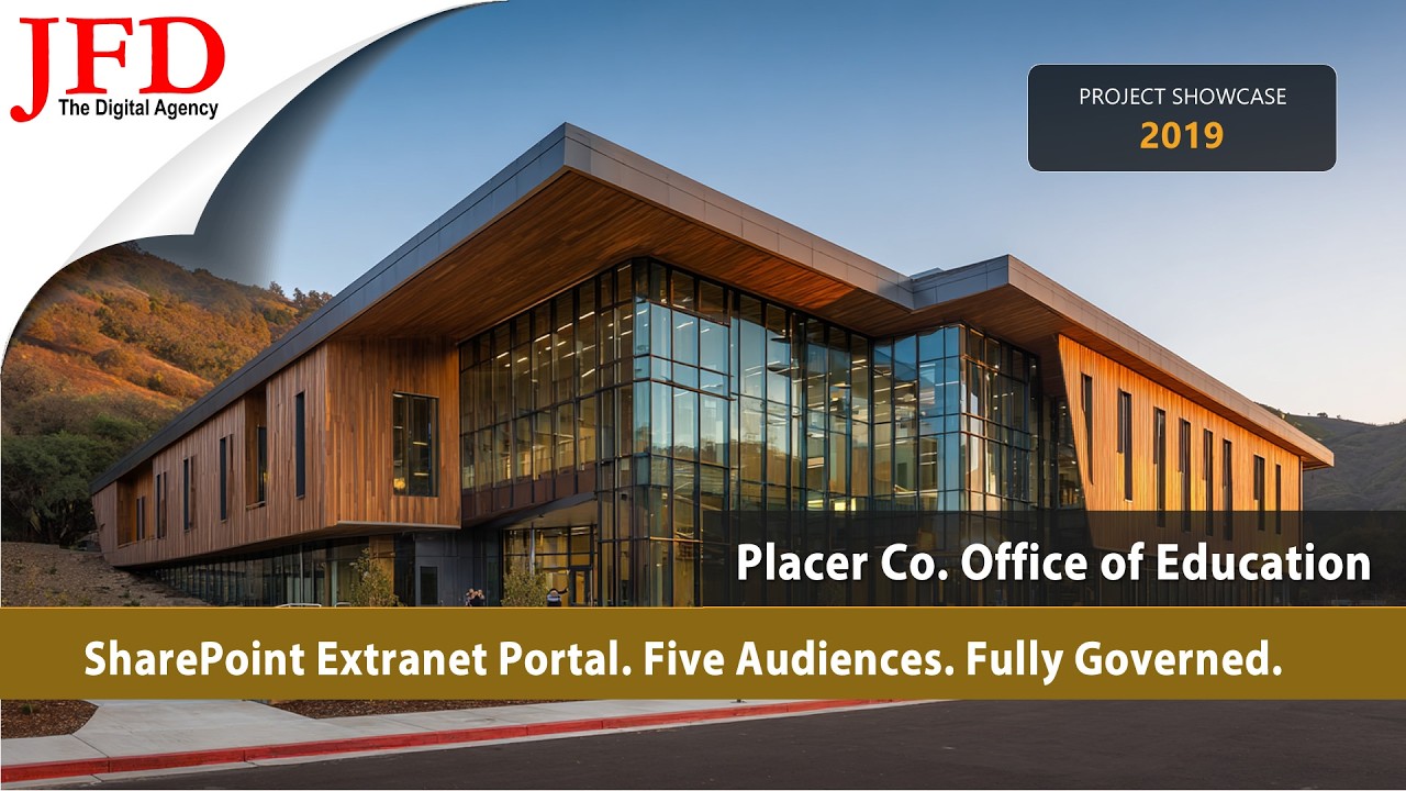 SharePoint Extranet Portal for a County Education System — PCOE - YouTube