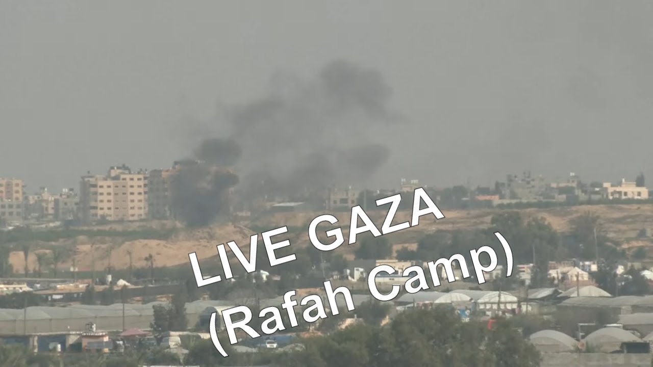GAZA LIVE : Rafah | Southern Gaza strip licensed live camera - YouTube