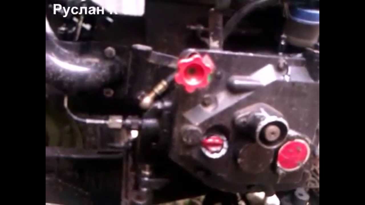 Мотоблок. Масло течёт со всех щелей. - YouTube