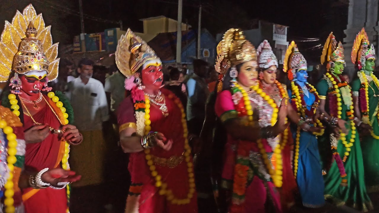 காளிகளின் அசரவைக்கும் ஆட்டம்🤯 |காட்டுமன்னார்கோயில் காளிஆட்டம் | தெய்வ ...