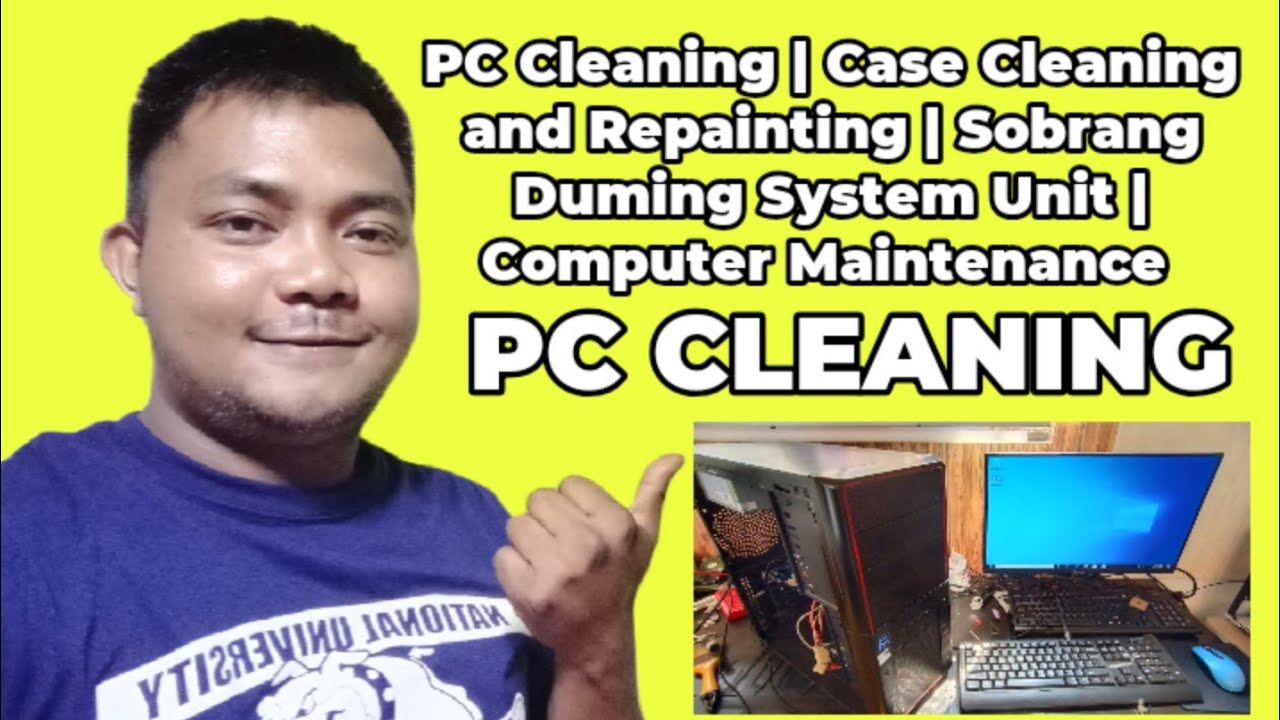 PC Cleaning | Case Cleaning and Repainting | Sobrang Duming System Unit ...
