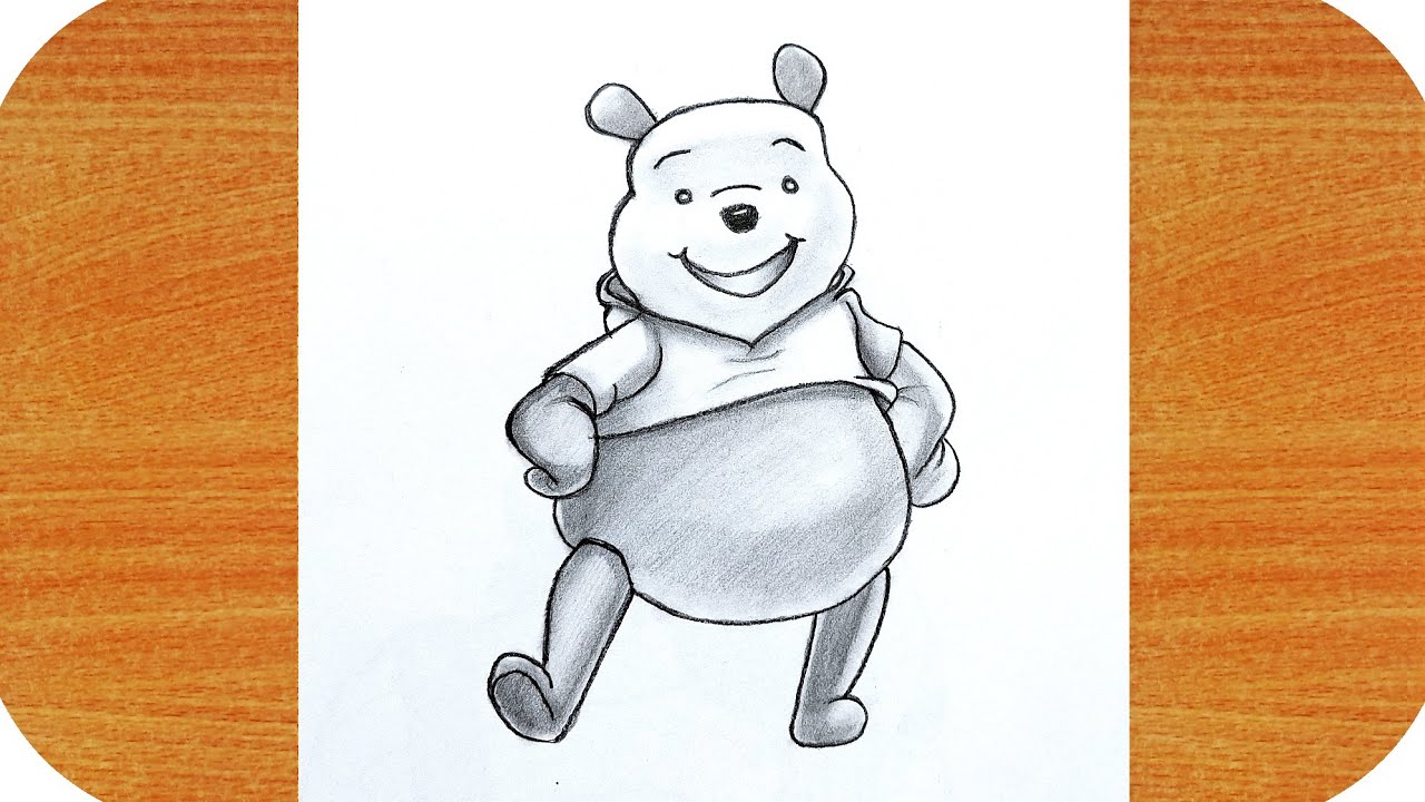 how to drawing winnie the pooh step by step || Winnie the pooh drawing ...