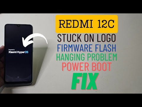 Redmi 12c Stuck On Logo Flash without Pc | Xiaomi Redmi 12c Hanging ...