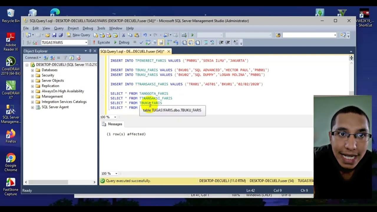 TUTORIAL MEMBUAT DATABASE PERPUSTAKAAN MENGGUNAKAN MYSQL, TUGAS 01 - YouTube