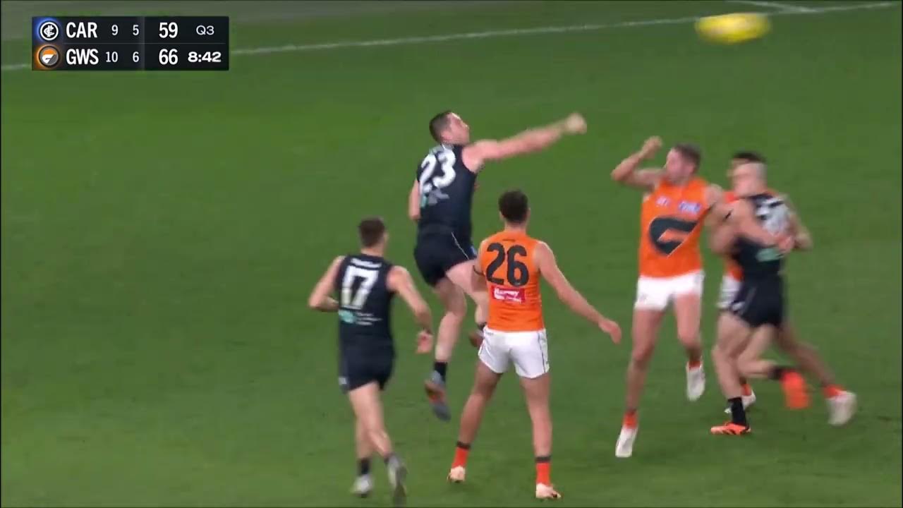 Jacob Weitering - AFL Round 24 2023 Highlights - YouTube