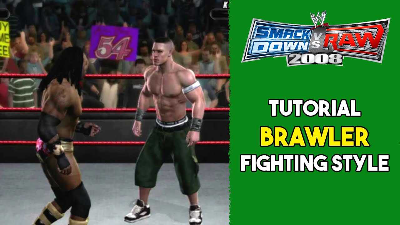 Brawler fighting style video tutorial - WWE SmackDown vs. Raw 2008 ...