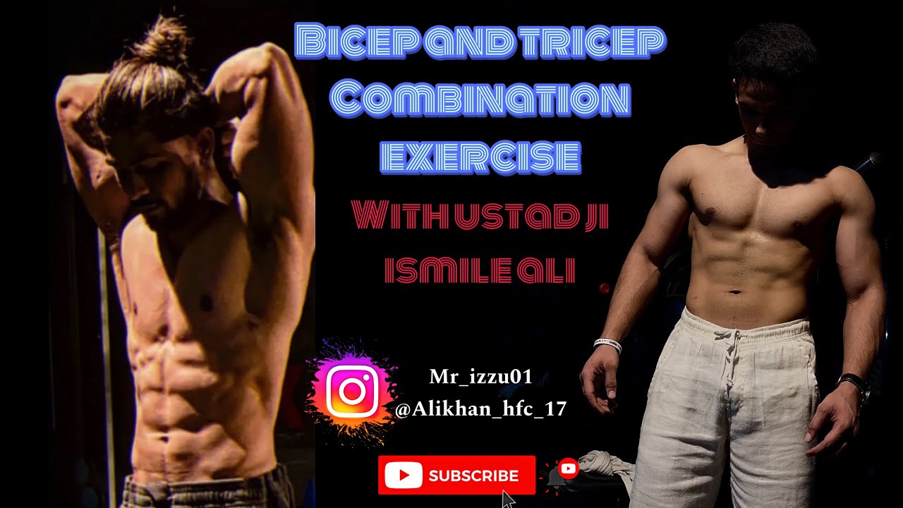 Bicep and tricep | combination exercise | gym video | new video | - YouTube