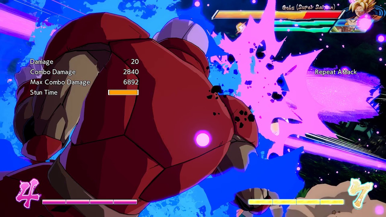 dbfz - super dash extended combo - YouTube