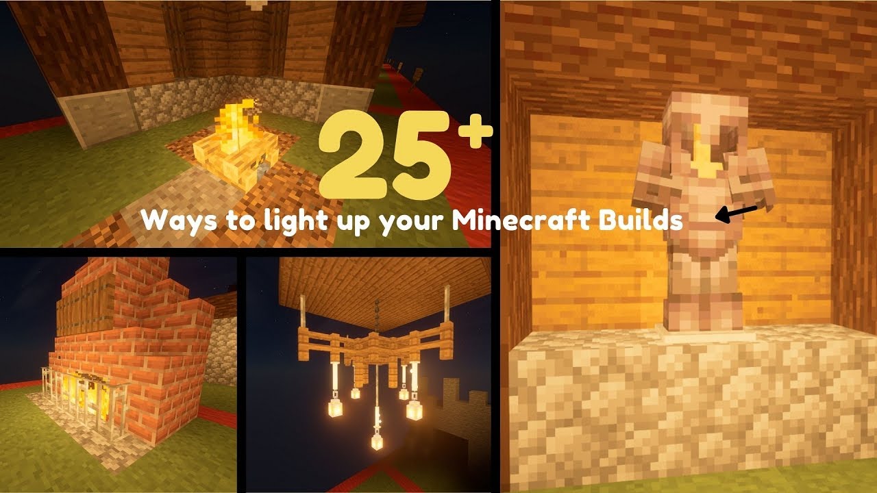 25+ Ways To Light Up Your Minecraft Builds - YouTube