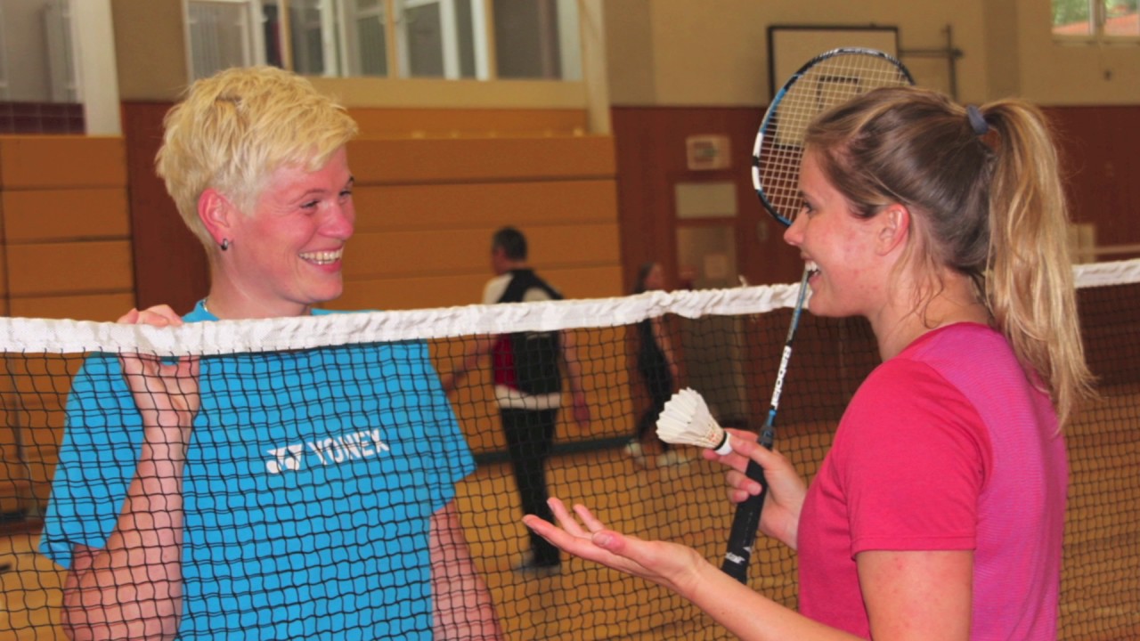 Backstage Shooting Azubi-Kampagne Badminton - YouTube