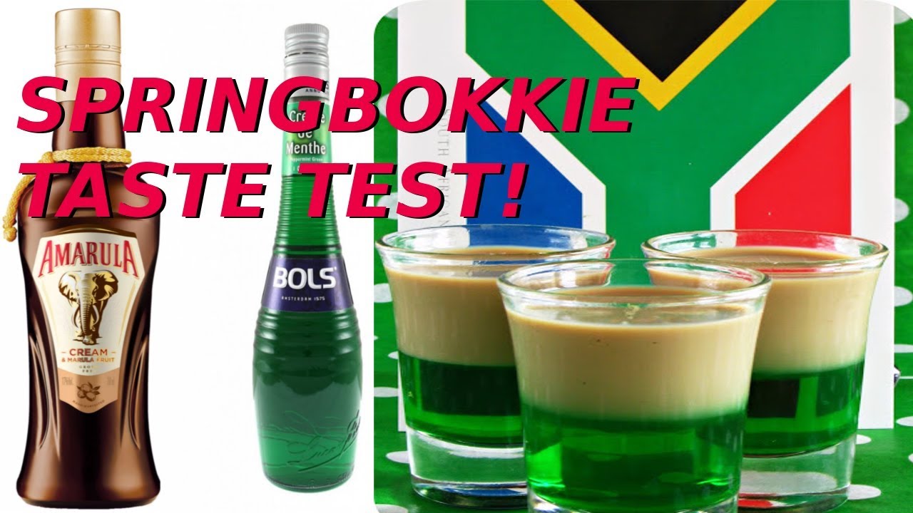 Americans Try South African Liquor: SPRINGBOKKIE SHOOTER! - YouTube