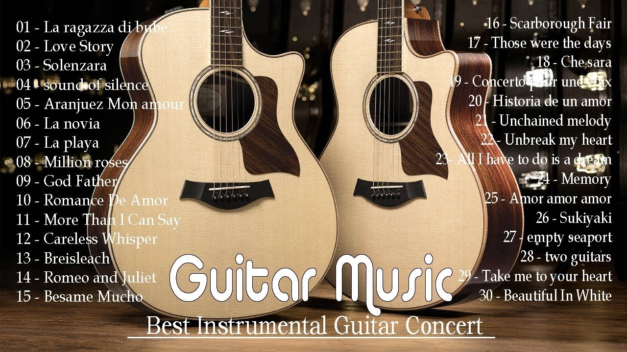 GUITAR MUSIC RELAXING - The World's Best Relaxing Romantic Guitar Music ...