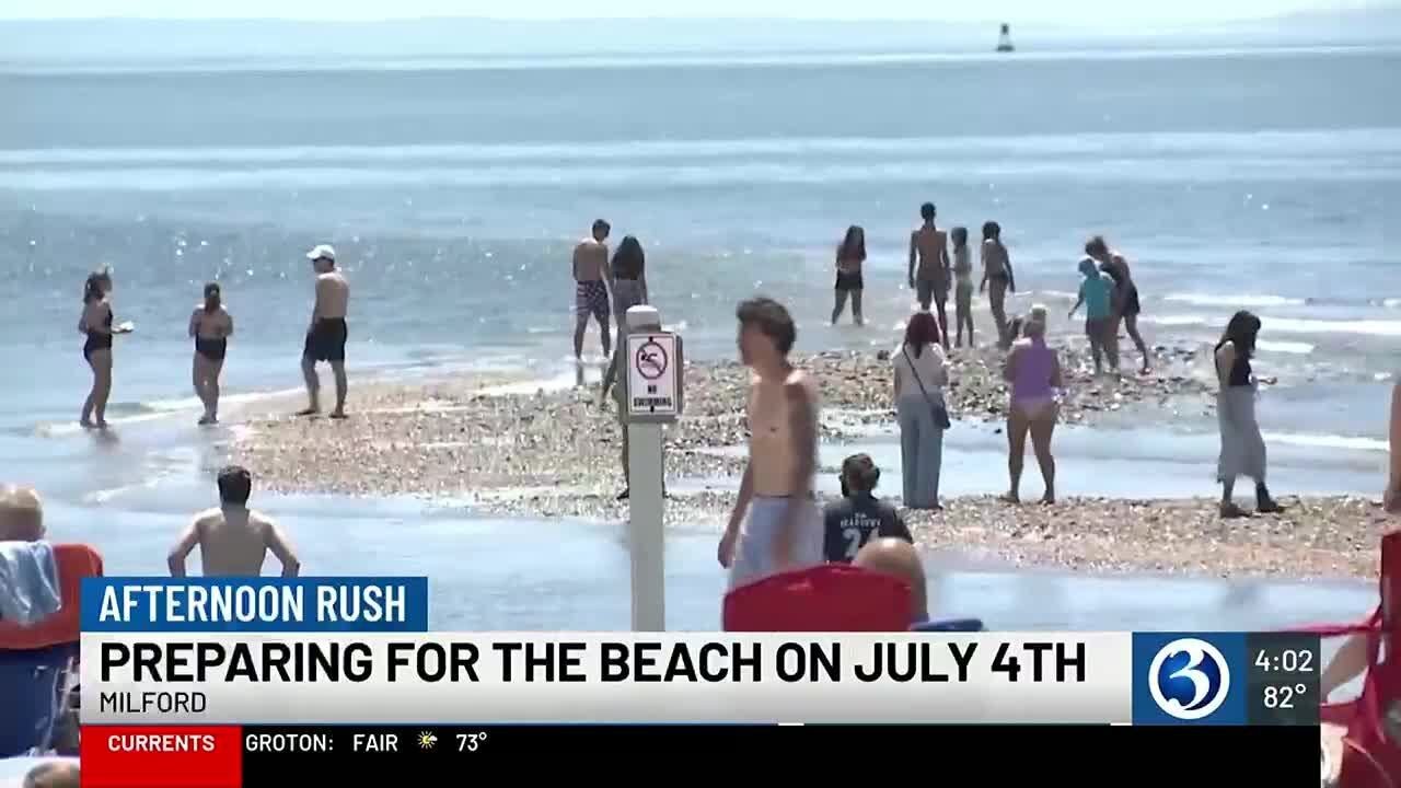 Preparing for the beach on July 4 - YouTube