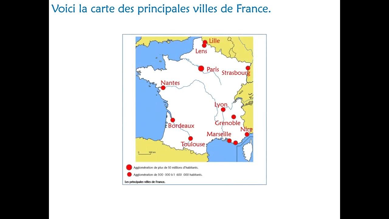 GEO Les principales villes de France - YouTube