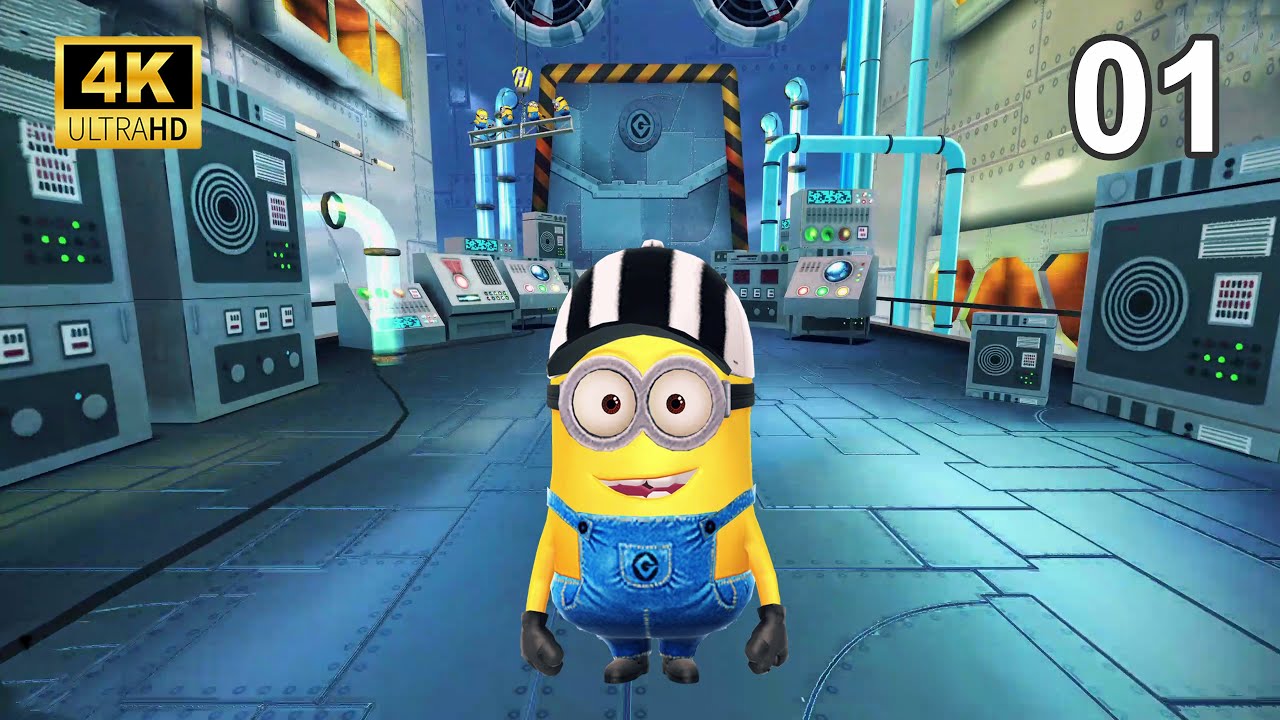 Despicable Me Minion Rush Gameplay 4K Part 01 - YouTube