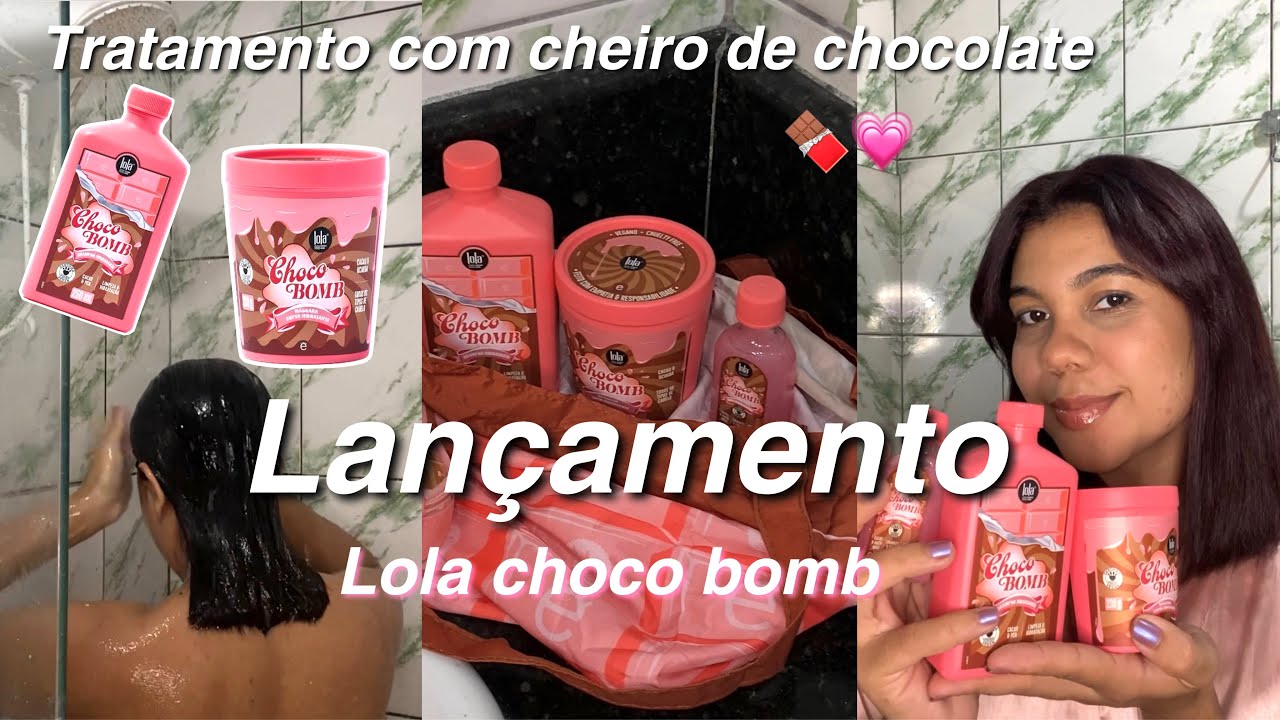 TESTANDO LOLA CHOCO BOMB * hidratação + chocolate 😱🍫💗 - YouTube