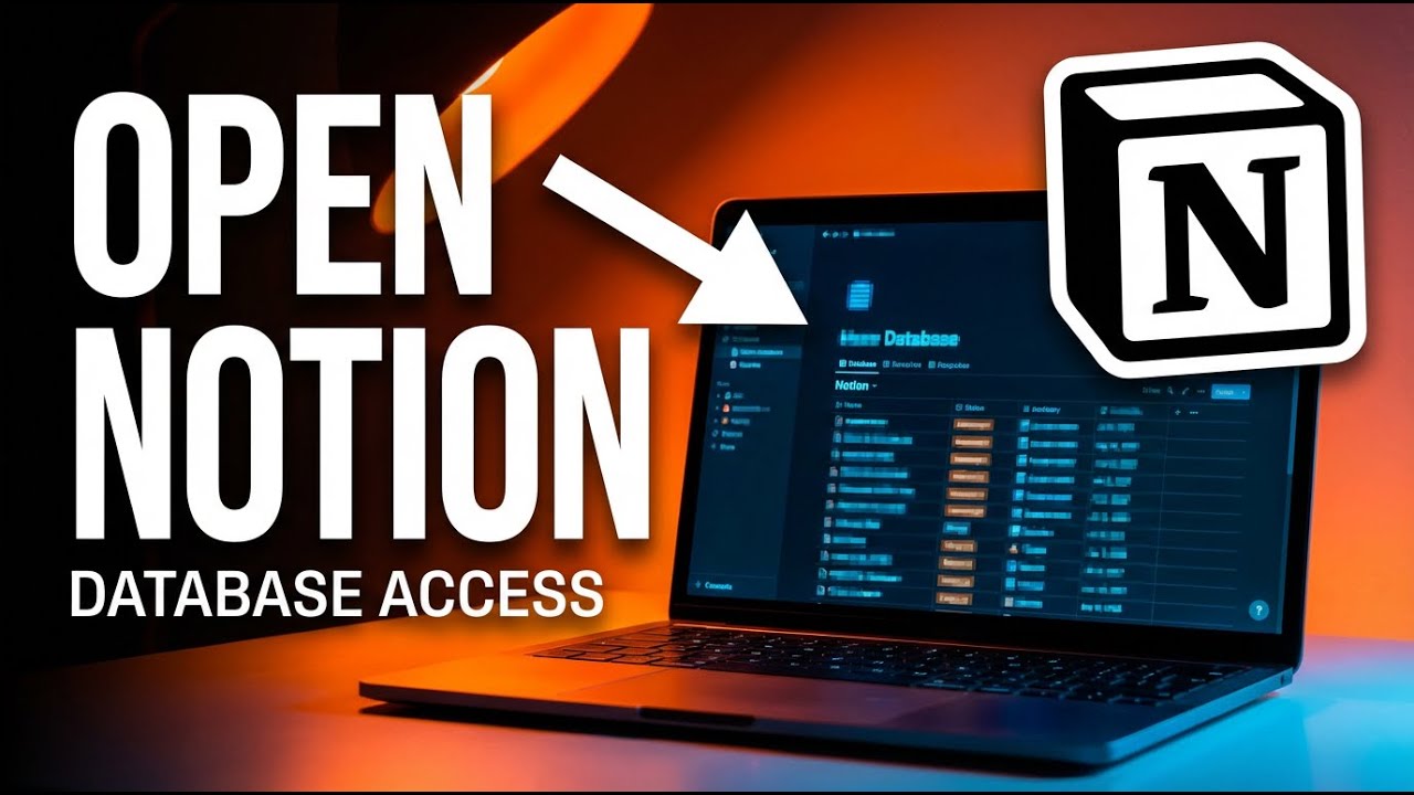 How To Open Notion Database - YouTube