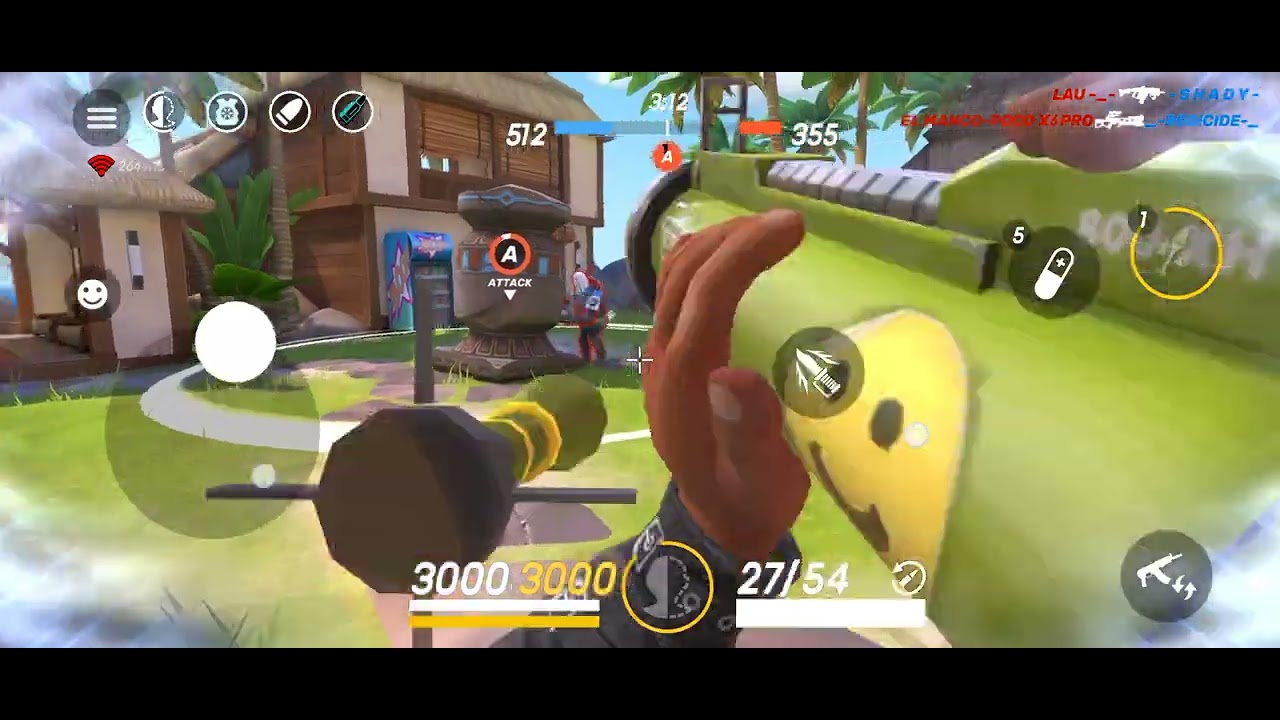 GUNS OF BOOM SQUAD GAME WITH ROMIO PING 300 PLUS STILL WELL PLAYED ALL ...