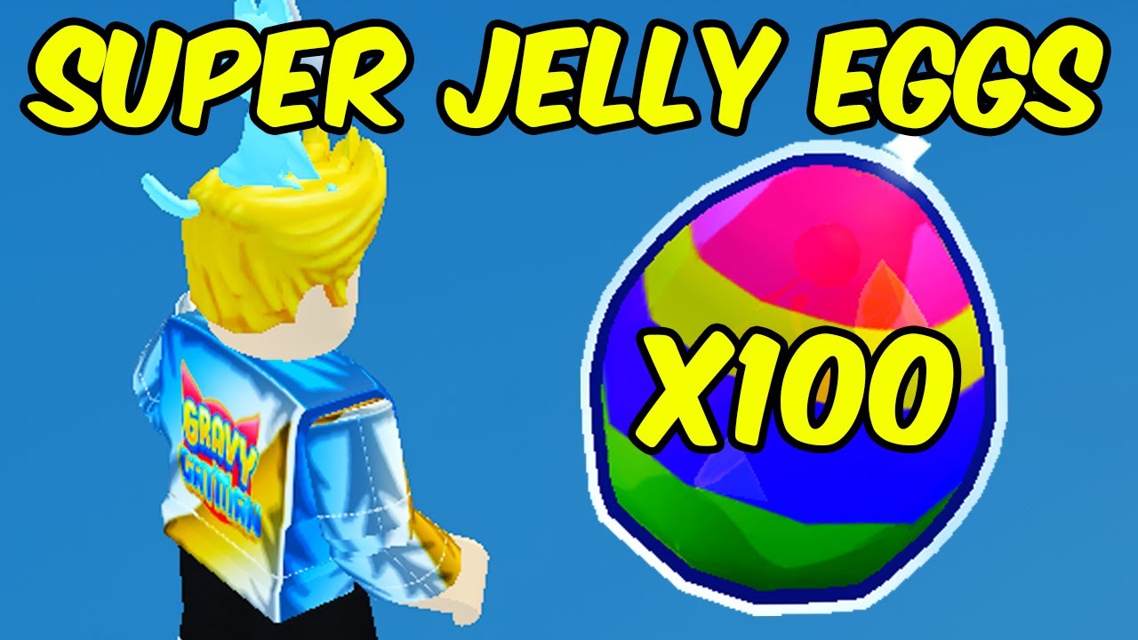 Opening 100 Exclusive Super Jelly Egg In Pet Simulator 99 - YouTube