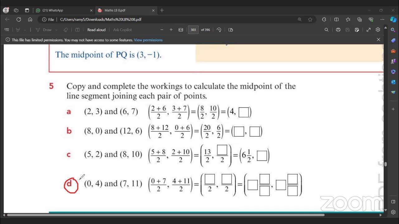 IGCSE grade 8 Math probability , transformations and bearings - YouTube