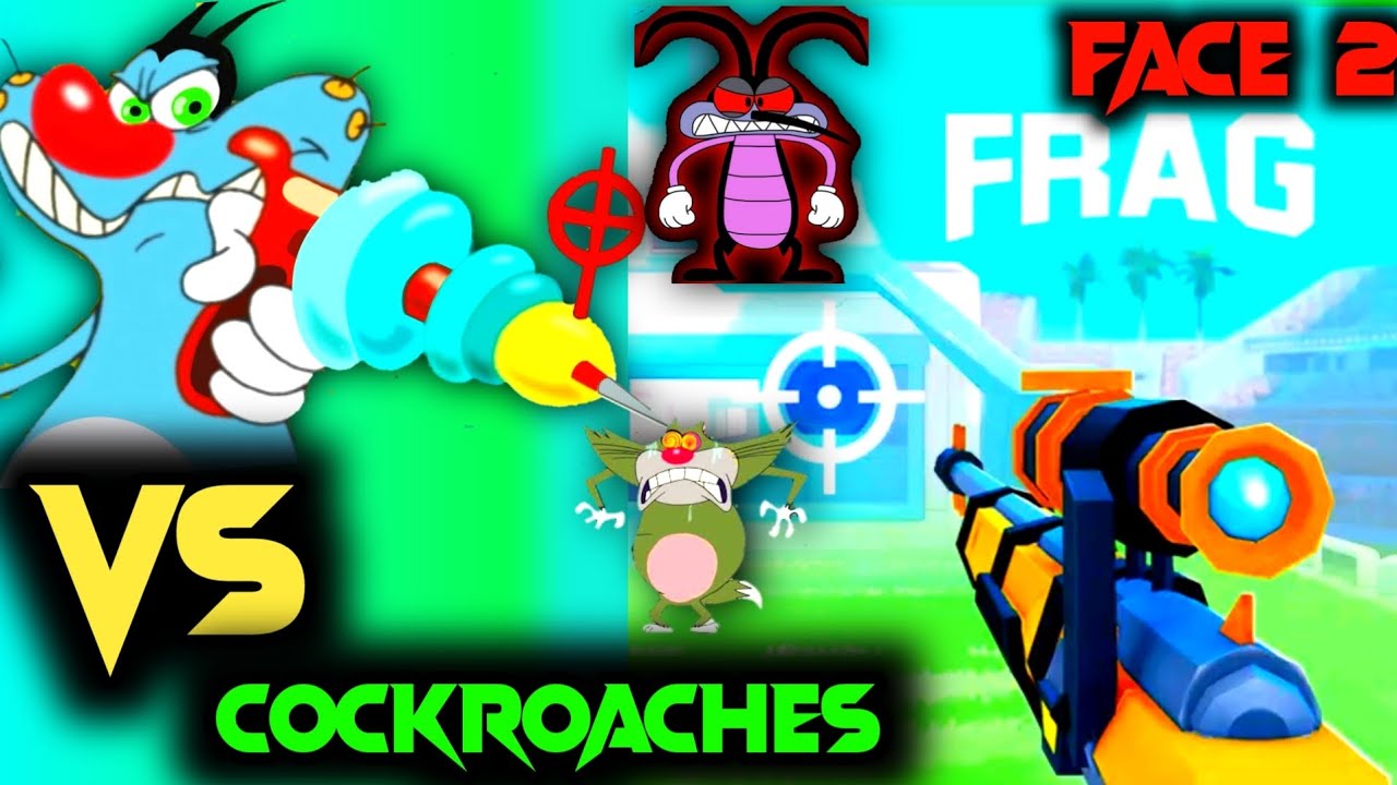 cockroaches VS oggy,jack,bob, 😂| frag gameplay | game of gaming - YouTube