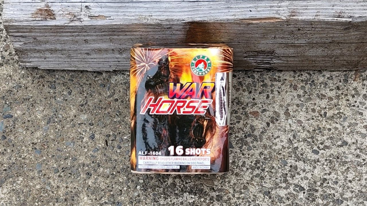 War Horse by Alpha Fireworks 200g - YouTube