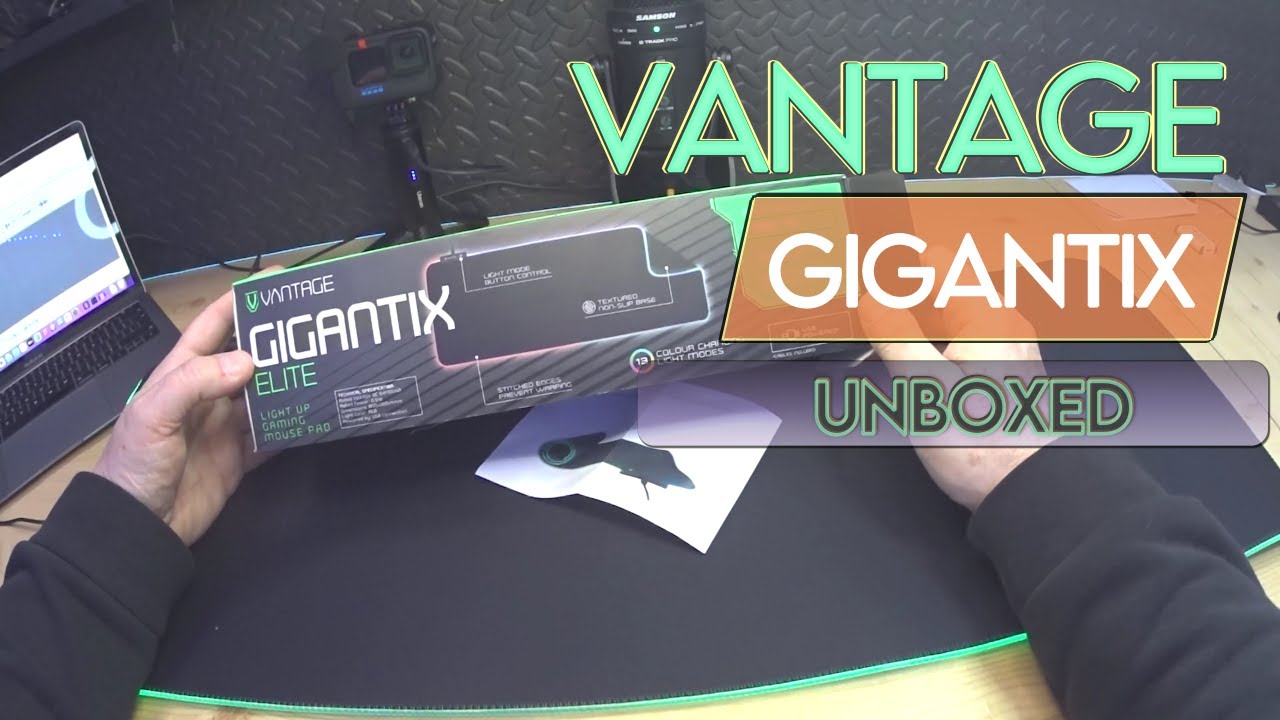 Vantage Gigantix Elite light-up Gaming mouse pad Uboxed #gaming # ...