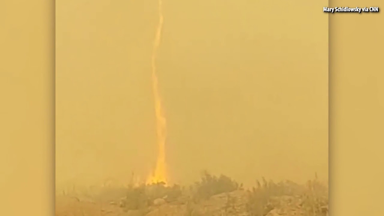 WATCH: Canadian Firefighters Battle Firenado - YouTube
