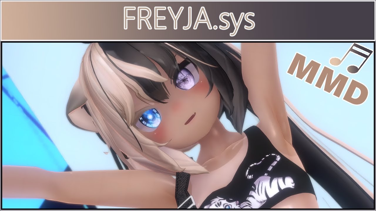 FREYJA.sys - Kaoling performed by Byakko Howaito | VRC-MMD 2K@60FPS - YouTube