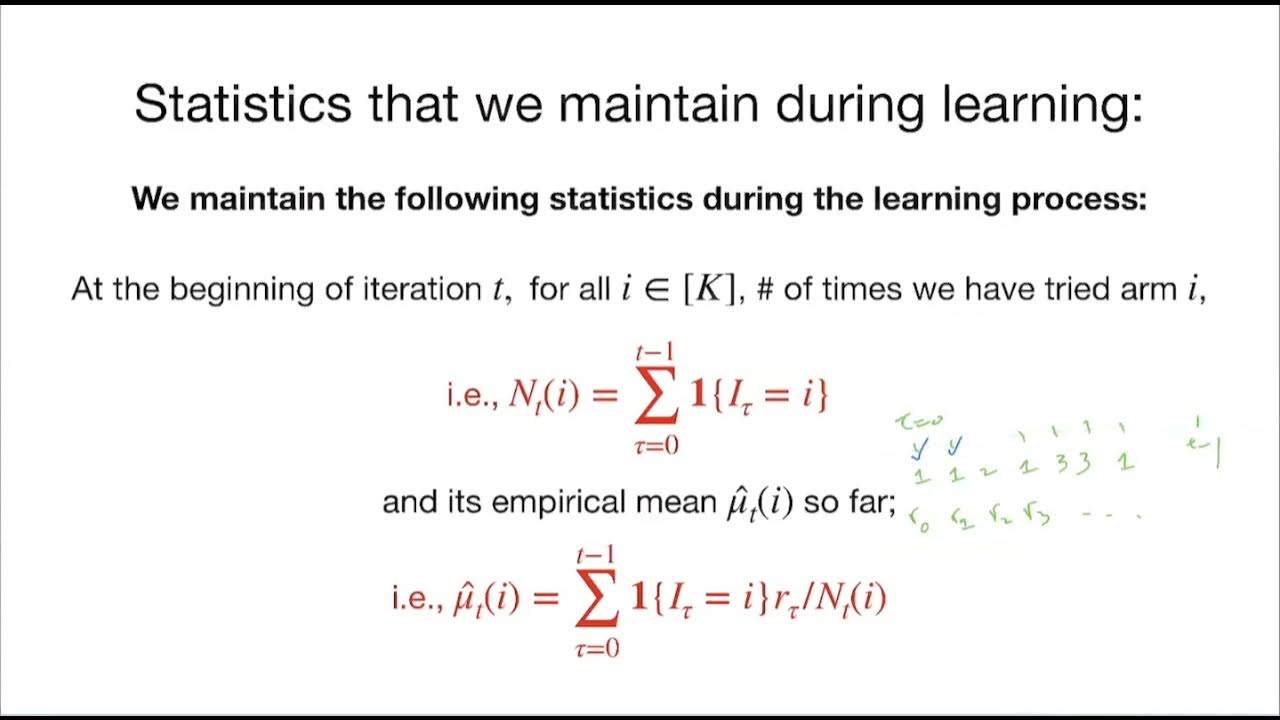 lecture 20 Exploration: the UCB algorithm for MAB - YouTube
