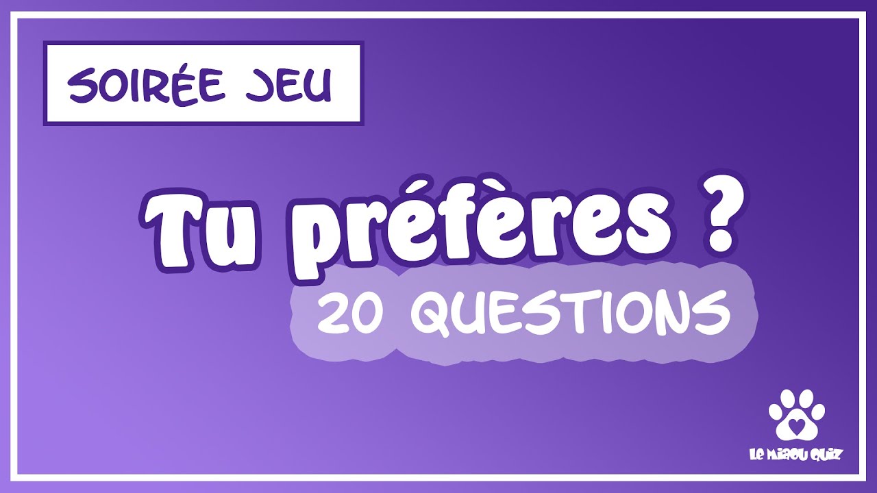 Qu'est-ce que tu préfères ? Choisis entre les 2 propositions ! - YouTube
