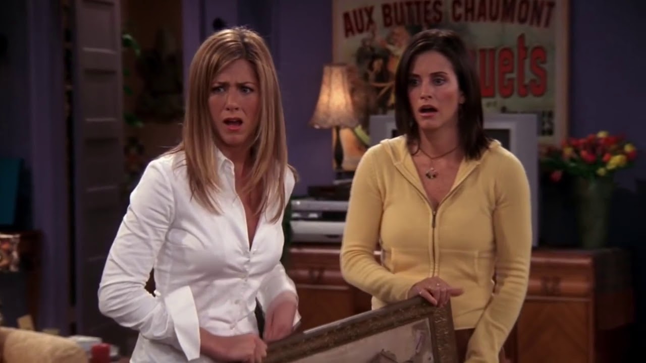 Joey is scared of Gladys. FRIENDS TV Show HD [1080p] - YouTube