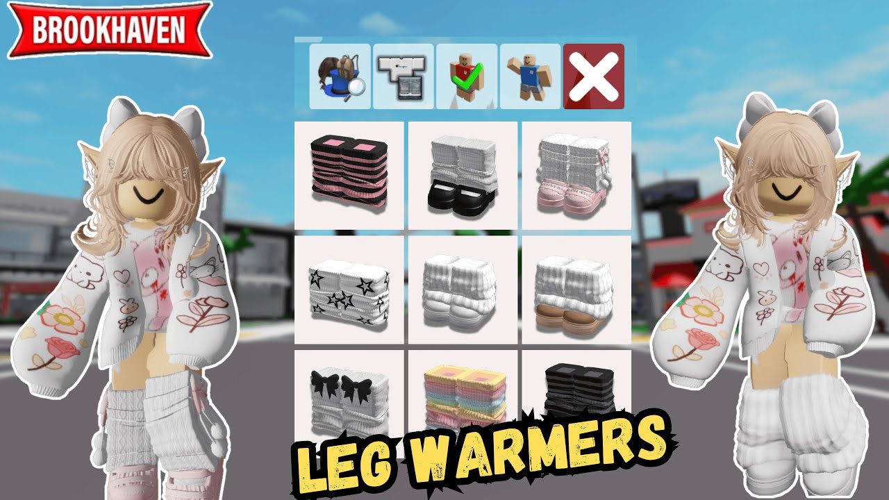 ARM WARMERS & LEG WARMERS CODES FOR BROOKHAVEN RP ROBLOX 2025 - YouTube