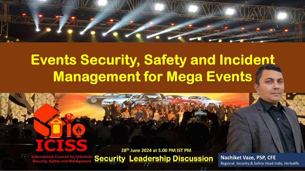 Events Security, Safety and Incident Management for Mega Events - YouTube