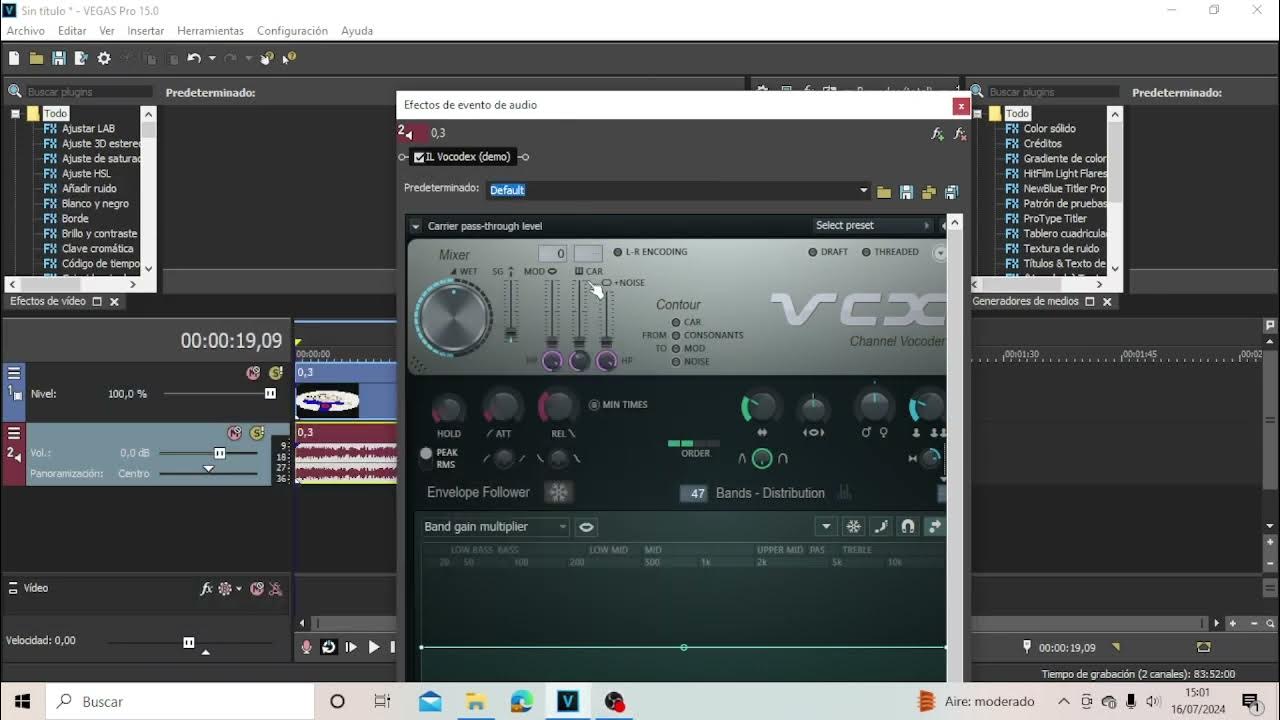 IL Vocodex en Sony Vegas 15 - YouTube