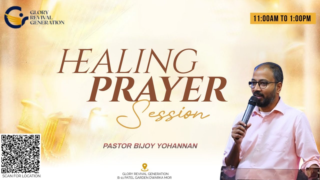 🔴🅻🅸🆅🅴 HEALING PRAYER SERVICE | Pastor Raj Mohan | GLORY REVIVAL ...