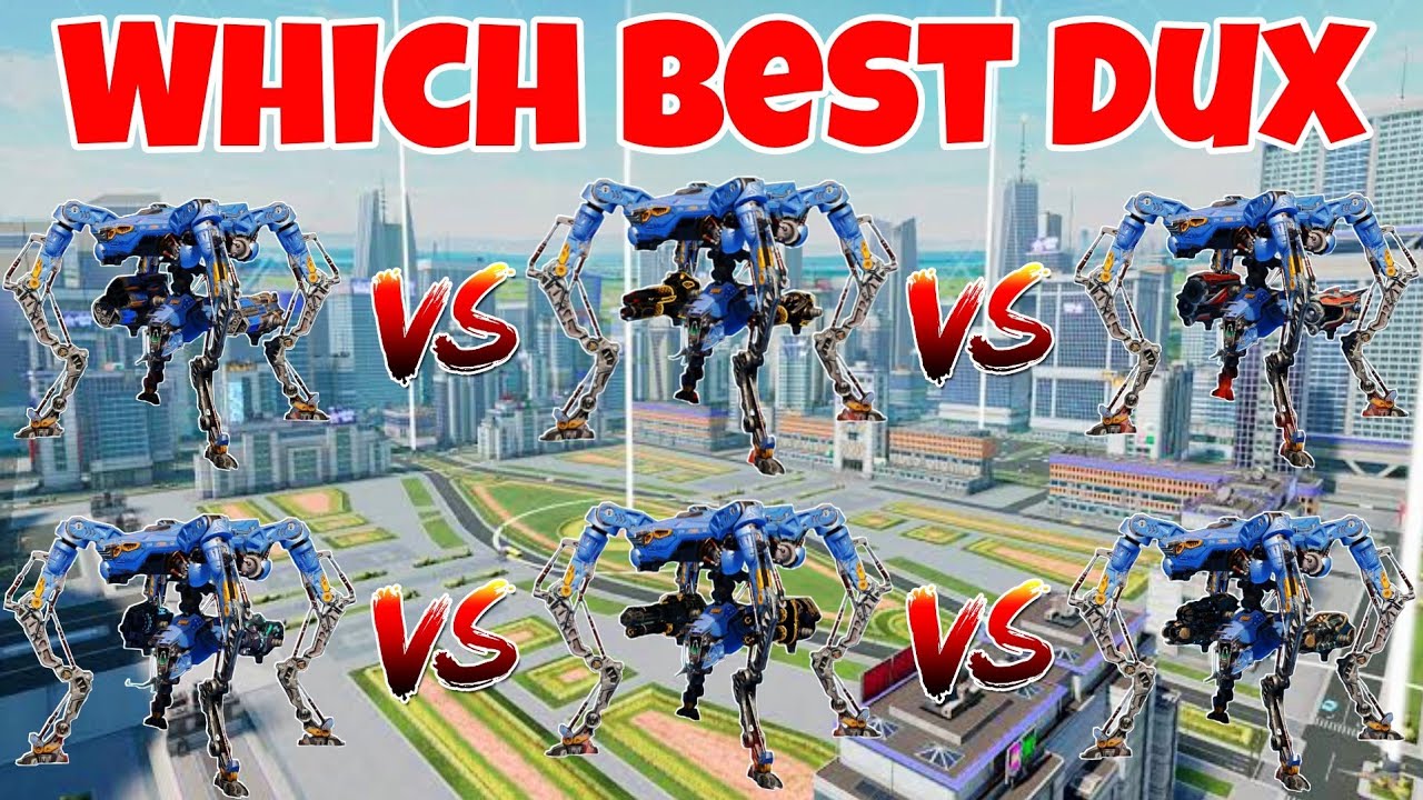 WR🔥 Which is best Dux Weapon Comparison |WAR ROBOTS| - YouTube