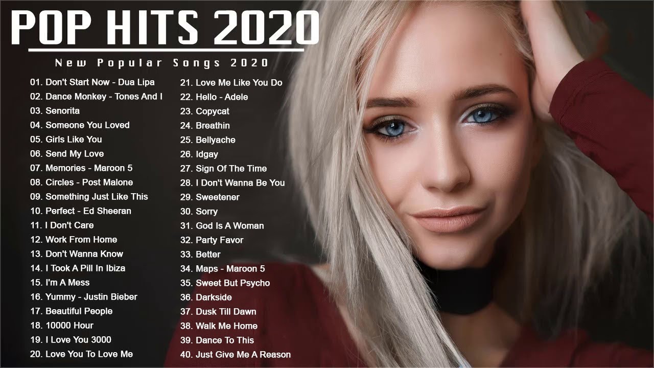 Top Hits 2020 - Ed Sheeran, Adele, Shawn Mendes, Maroon 5, Taylor Swift ...